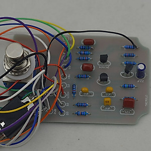 TTONE DIY Analog Tremolo Guitar Effects Pedal Stompbox Pedals Kit Lake Blue