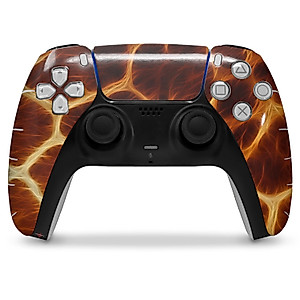 WraptorSkinz Skin Wrap compatible with Sony PS5 DualSense Controller Fractal Fur Giraffe (CONTROLLER NOT INCLUDED)