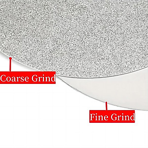 Diamond Flat Lap Disc Set 10 PCS, ENLAYER 4Inch Diamond Polishing Disc 80/100/200/400/600/800/1000/1500/2500/3000 Grit Wheel Lapping Grinding Disc Tool for Cutting or Sanding Stone and Glass