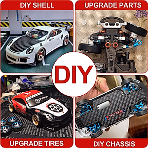 TesPower Drift RC Car,1/28 Scale Wltoys K969 2.4GHz 4WD 30KM/H High Speed RC Drift Car RC Sport Racing Car with 2 Battery for Adults Boys Gifts (RTR)