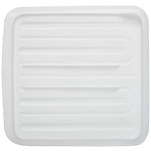 Rubbermaid 1180-ma-wht Dish Drainer Tray, 1.3" X14.2" X14.8", white