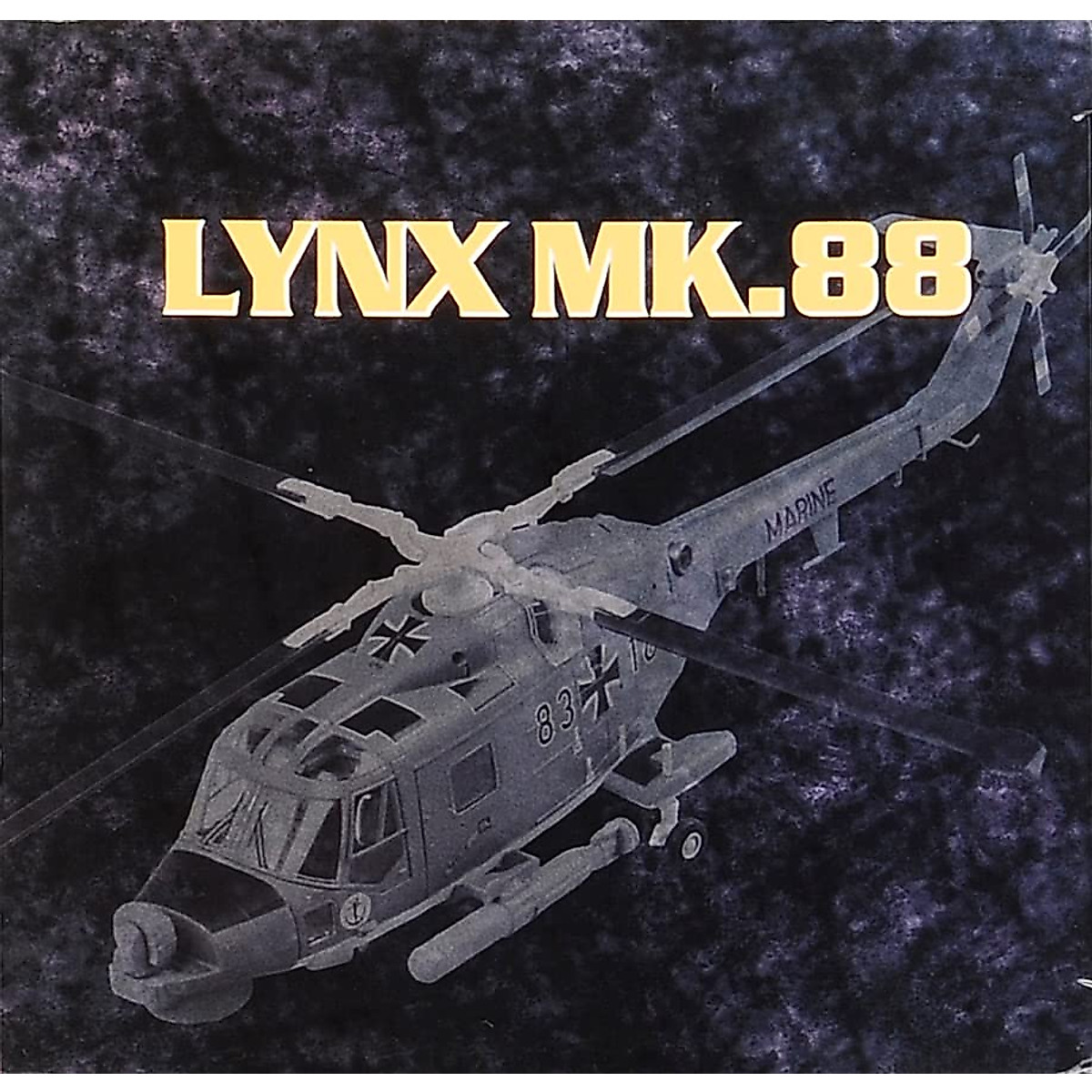 RoofWorld 1/72 Scale Military Fighter Helicopter，German Navy Lynx MK88 Lynx Helicopter Aircraft Model Toy for Collection Gift