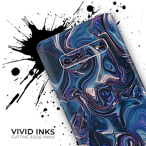 DesignSkinz Liquid Abstract Paint Remix V24 Protective Vinyl Decal Wrap Skin Cover Compatible with The Samsung Galaxy S20 (Screen Trim & Back Glass Skin)