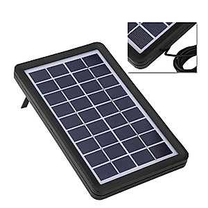 Richer-R Solar Panel, 9V 3W Solar Board Waterproof 93% Light Transmittance Poly Silicon Solar Cell 9 Volt Monocrystalline Solar Panel,up to 93% Tansmittance