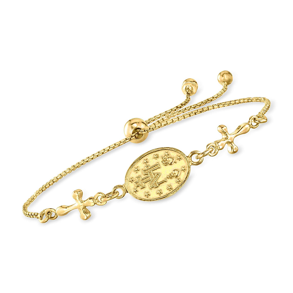 Ross-Simons Miraculous Medal Bolo Bracelet