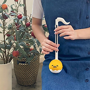 Otamatone Special Edition Sanrio (Gudetama) - Fun Electronic Musical Toy Synthesizer Instrument by Maywa Denki (Official Licensed) [Includes Song Sheet and English Instructions]