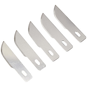 Excel Blades #22 Curved Edge Blade, 5 Pack, American Made Replacement Hobby Blades