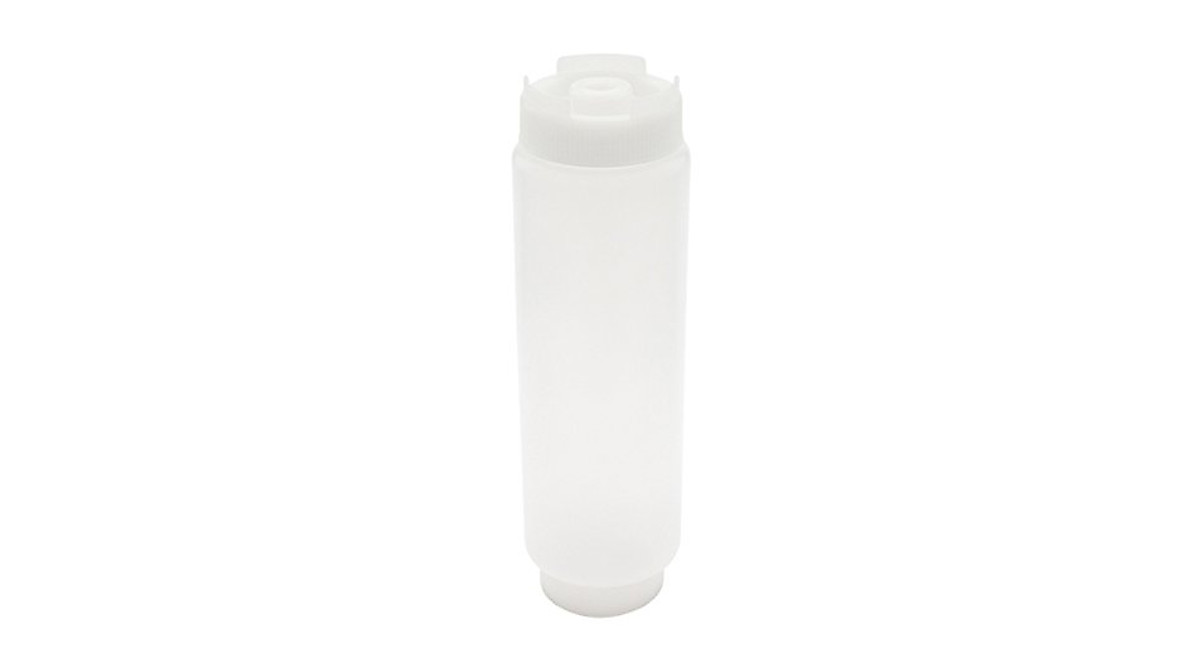 FIFO Inverted Plastic Squeeze Bottle - 16 oz for Catering