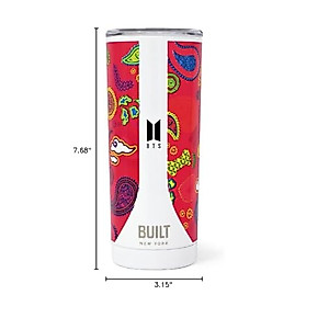 BUILT BTS Tumbler, 20.1 fl oz (591 ml), V Stainless Steel, My Bottle, Bangtan Boys BTS Goods