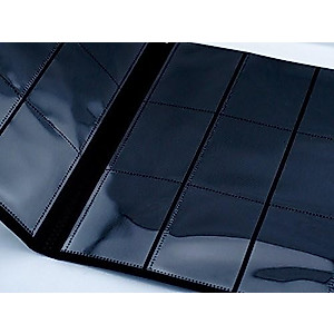 Ultimate Guard Flexxfolio | Trading Card Binder with 9 Side-Loading Pockets per Page | Up to 360 Cards | Black, Sturdy Card Collection Album designed for Double-Sleeved TCG Cards