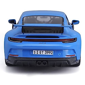 Maisto - 1/18 Scale Model Compatible with Porsche 911 GT3 2022 Die-Cast Scale Model Sports Car Miniature (Blue)