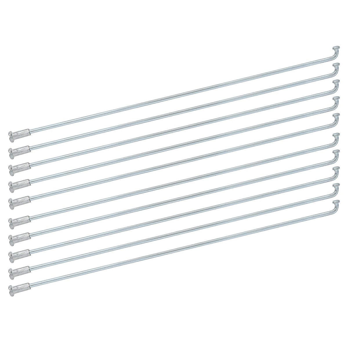 VGEBY 10pcs/Set 13G 80mm-310mm Mountain Bike Spokes Stainless Steel Spokes Bicycle Tricycle Accessories(190MM)