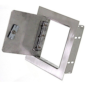 Hearth Products Controls HPC Fire Recessed Mount Stainless Steel Access Door (AD-RM6X6SS), 6x6-Inch