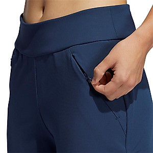 adidas Golf Women's Stretch Woven Jogger Pants, Crew Navy, Extra Large