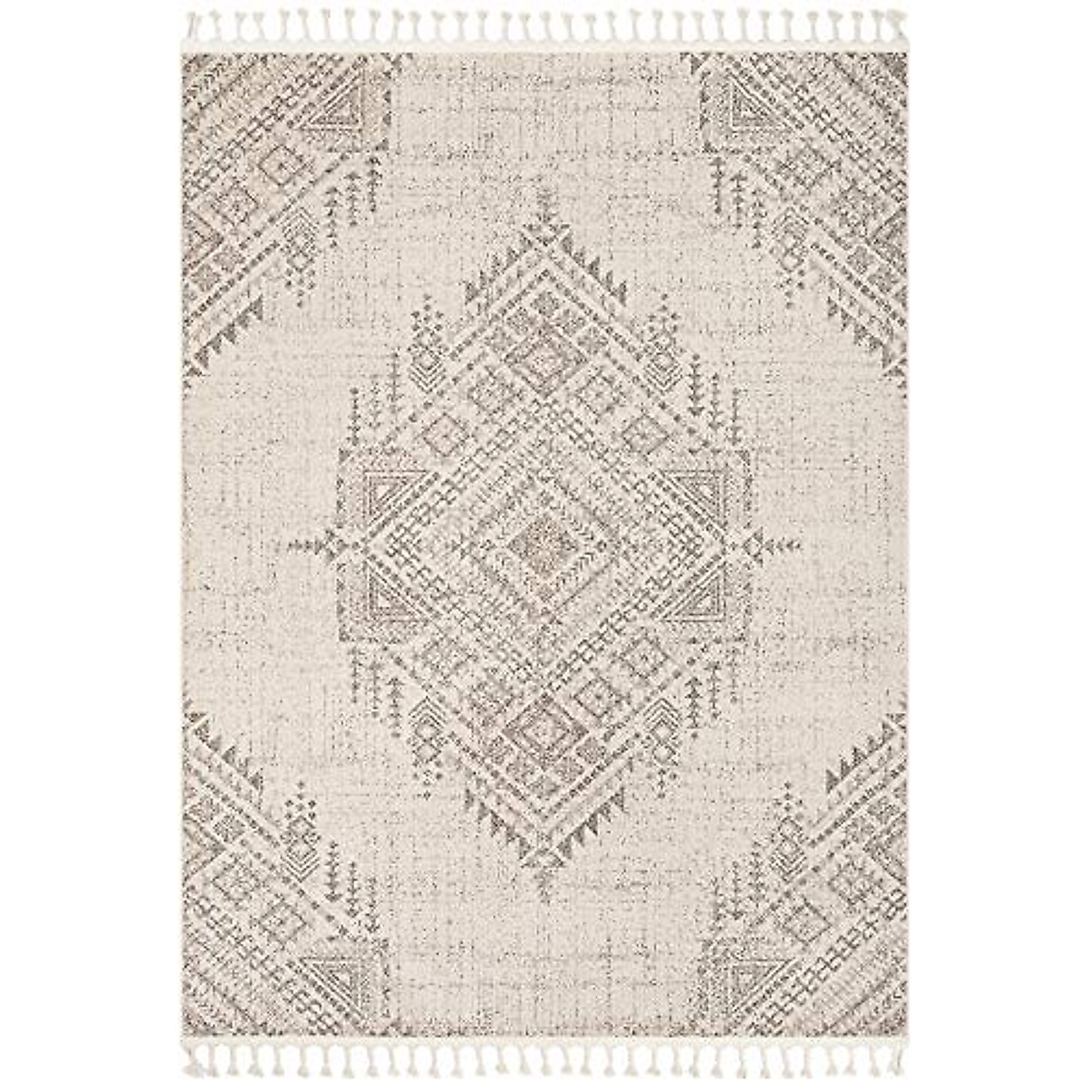 Well Woven Anita Beige Tribal Medallion Area Rug (7'10" x 10'6")