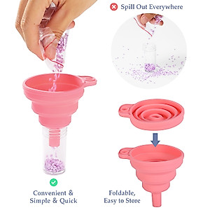 Dadanism Diamond Painting Storage Containers, 60 Slots Diamond Embroidery Accessories, Shockproof Jewelry Beads Organizer Tools Kit, Diamond Art Craft Accessories and Tools Carrying Case, Night Blue