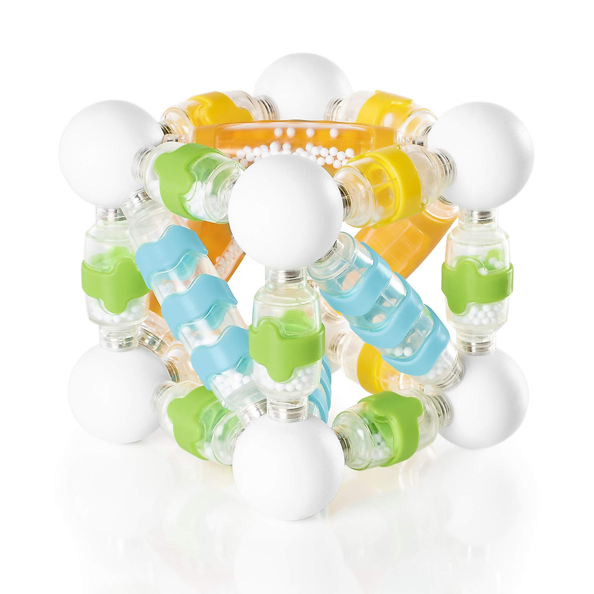 Guidecraft Grippies Shakers - 30 Piece Magnetic Building Set, Sensory Exploration STEM Learning & Educational Toys for Toddlers