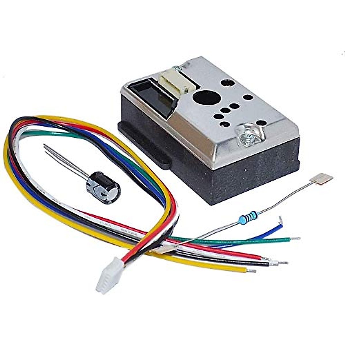 ZYM119 GP2Y1014AU0F Compact Optical Dust Sensor Compatible GP2Y1010AU0F GP2Y1010AUOF Smoke Particle Sensor with Cable Circuit Board