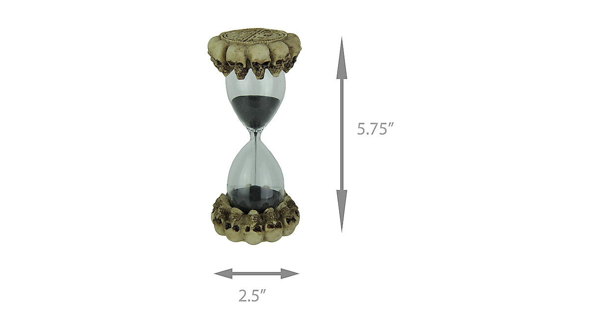 Gothic Celtic Skulls Hourglass - Unique Timer for Games