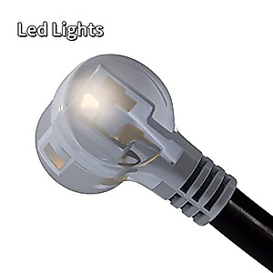 RVMATE 250V 40 Feet Welder Extension Cord, 8 AWG NEMA 6-50 STW Heavy Duty Welding Cord with LED Indicator