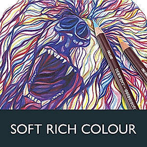 Derwent Colored Pencils, ColourSoft Pencils, Drawing, Art, Wooden Box, 72 Count (0701031)