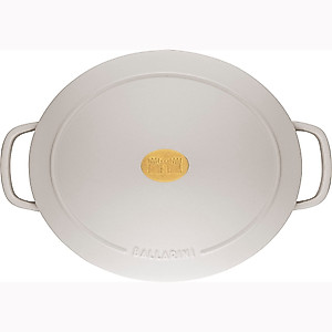 BALLARINI Bellamonte Cast Iron 5-qt Oval Dutch Oven - Crema White