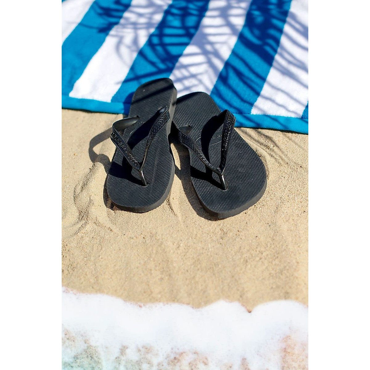 Havaianas Men's Top Flip Flop Sandal, Black, 9-10 M US