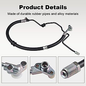 WMPHE Compatible with Power Steering Pressure Hose Assembly Honda Pilot V6 3.5L 2005 2006 2007 2008, Replace OEM 53713S9VA01, M14 x 1.5 Connector Screw