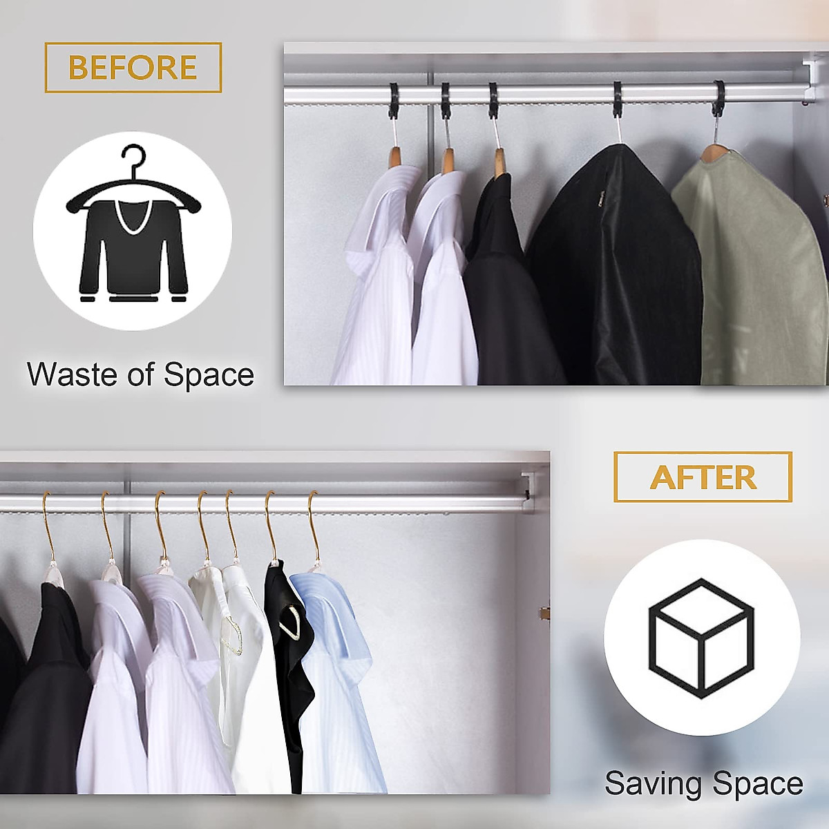 Clear Clothes Hangers 16", 20 Pack Plastic Coat Hanger for Adult Closet, Durable Bling Ganchos de Ropa with Swivel Hook, Notched Shoulders & Ultra-Thin Space Saving Laundry Hanger for Dress Suits