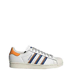 adidas Superstar Shoes Men's, Size 11, Core White/Team Orange/Orange Rush