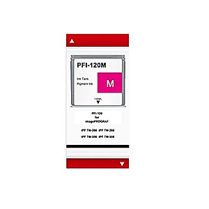 PFI120 130ml Magenta Pigment Ink Tank Cartridge Compatible with Canon PFI-120 PFI-120M PFI120M for imagePROGRAF IPF TM-200 TM-205 TM-300 TM-305