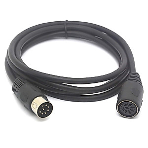 PIIHUSW 8 Pin Din Speaker Cable Extension for Bang, Olufsen B&O, BeoLab, POWERLINK mk2 (1.5 Meter) (1.5 Meter)