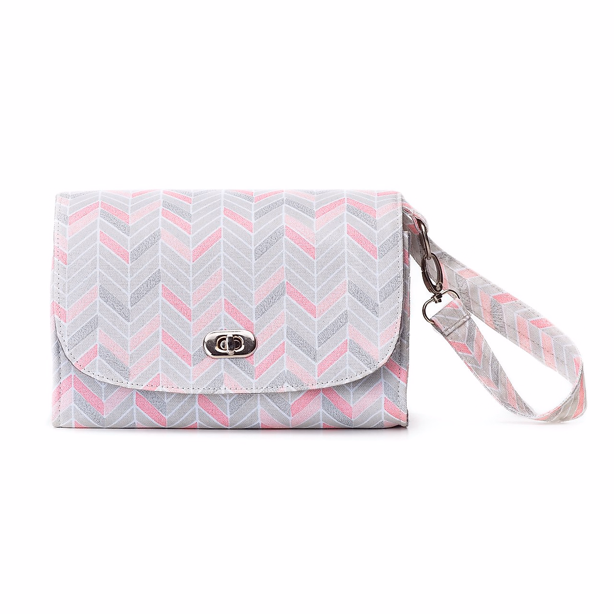 DEMDACO Lillybit Diaper Clutch, Chevron
