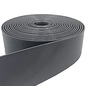 LukLoy 50ft Long Vinyl Straps for Patio Chairs Repair 2" Wide Patio Furniture Replacement Straps, Grey