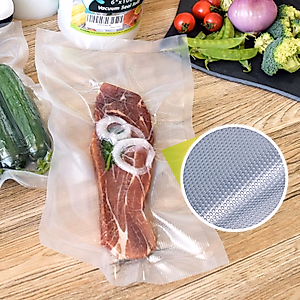 Happy Seal Vacuum Sealer Bags 11" x 150' Rolls for Food Saver, Custom Fit Vac Storage Bags, Meal Prep or Sous Vide, Commercial Grade Vacuum Seal Freezer Bags