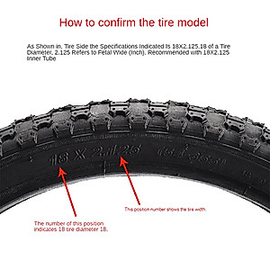 CATAZER Bike Tire 22 Inch Tires Folding Bicycle Replacement Tires Road Bicycle MTB Bike Tires 22X1.75 (22X1.75)