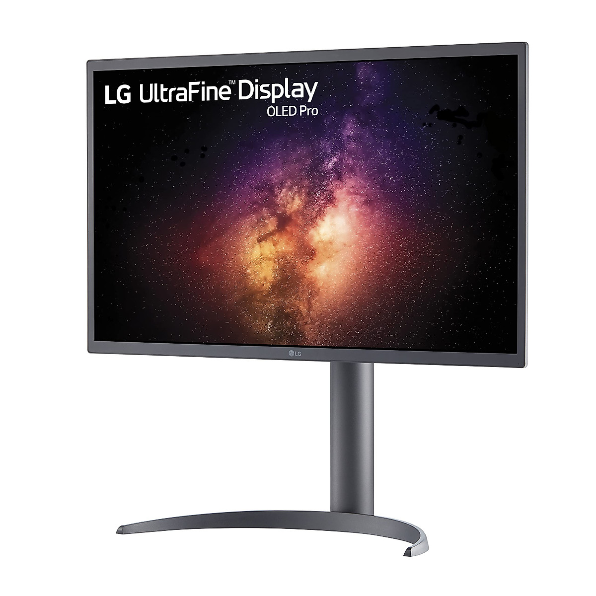 LG 27EP950-B 27” Ultrafine UHD (3840 x 2160) OLED Pro Display with Adobe RBG / DCI-P3 99%, VESA Display HDR 400 True Black, 1M:1 Contrast Ratio and Tilt/Height/Pivot Adjustable Stand - Black