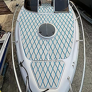 Boat Flooring EVA Foam Boat Decking Sheet Self-Adhesive Faux Teak Marine flooring Non-Slip Sea Deck Boat Flooring For Boat deck Yacht flooring Fishing MotorBoat mat Surfboard 74.8"x 27.5"/13"