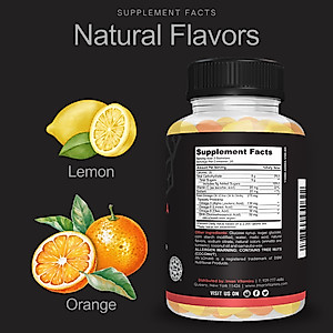 Iman Vitamins Halal Omega 3 6 9 + DHA Gummies for Adults | Supports Eyes, Brain, Immune & Heart Health | Vegetarian & Gluten Free| Vitamin C, Essential Fatty Acids & Plant-Based | 60 Count