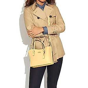 COACH Mini Mollie Tote 25 Crossbody Bag (Vanilla)