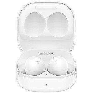 SAMSUNG Galaxy Buds2 True Wireless Earbuds Noise Cancelling Ambient Sound Bluetooth Lightweight Comfort Fit Touch Control, International Version (White)