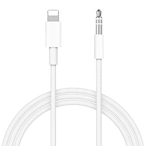 [Apple MFi Certified] iPhone Aux Cord for Car, Lightning to 3.5mm Audio Stereo Cable Compatible for iPhone 14/13/12/11/XS/XR/X/8/7 iPad/iPod for Car/Home Stereo, Speaker, Headphone, Support All iOS