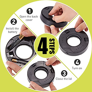 Retisee Golf Hole Lights Glow Golf Hole Led Glowing Golf Hole Lights Golf Hole Putting Green Flags And Poles Putting Green Golf Hole Light Up Cups Glow In The Dark Cups For Night Golf Play (4 Pieces)