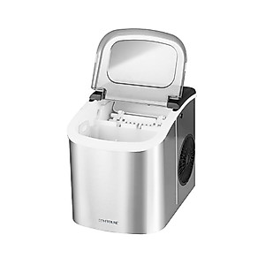 CONTOURE RV Ultra-Compact Portable Ice Maker | Efficient Water Recycling | Automatic Shut-Off | Ideal for RVs, Picnics, Camping | ICE-50S