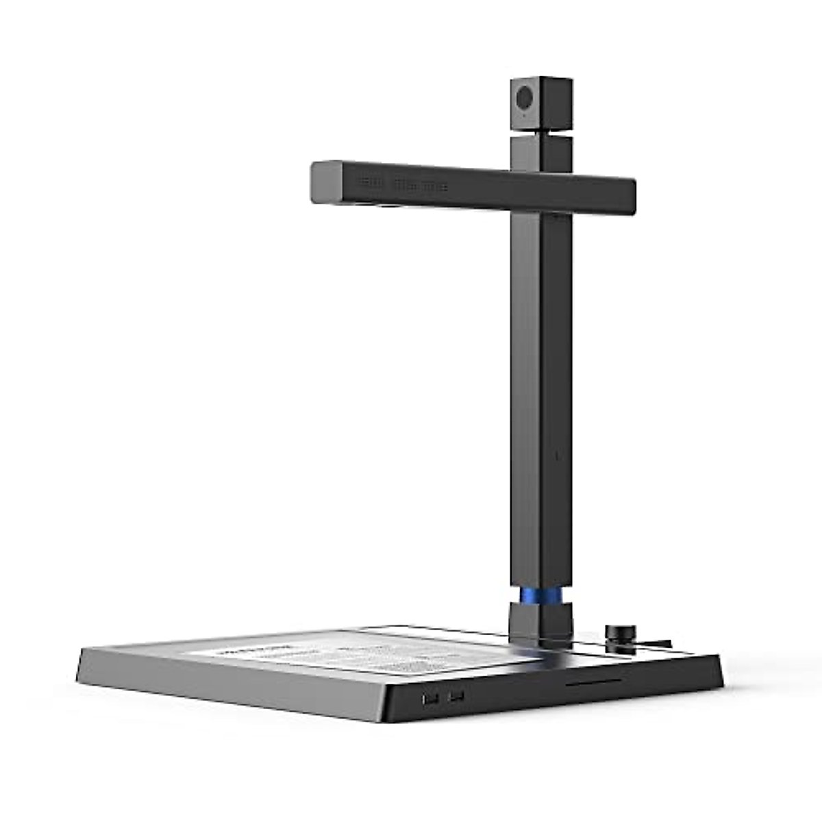 CZUR Shine 500 Surface Pro DC Document Scanner, 5MP Document Camera + 2MP Webcam+ Working Surface, A4 Scanner for Computer/Laptop, 180+ Languages OCR, Fast Scan 1s/Page, for PC/Mac