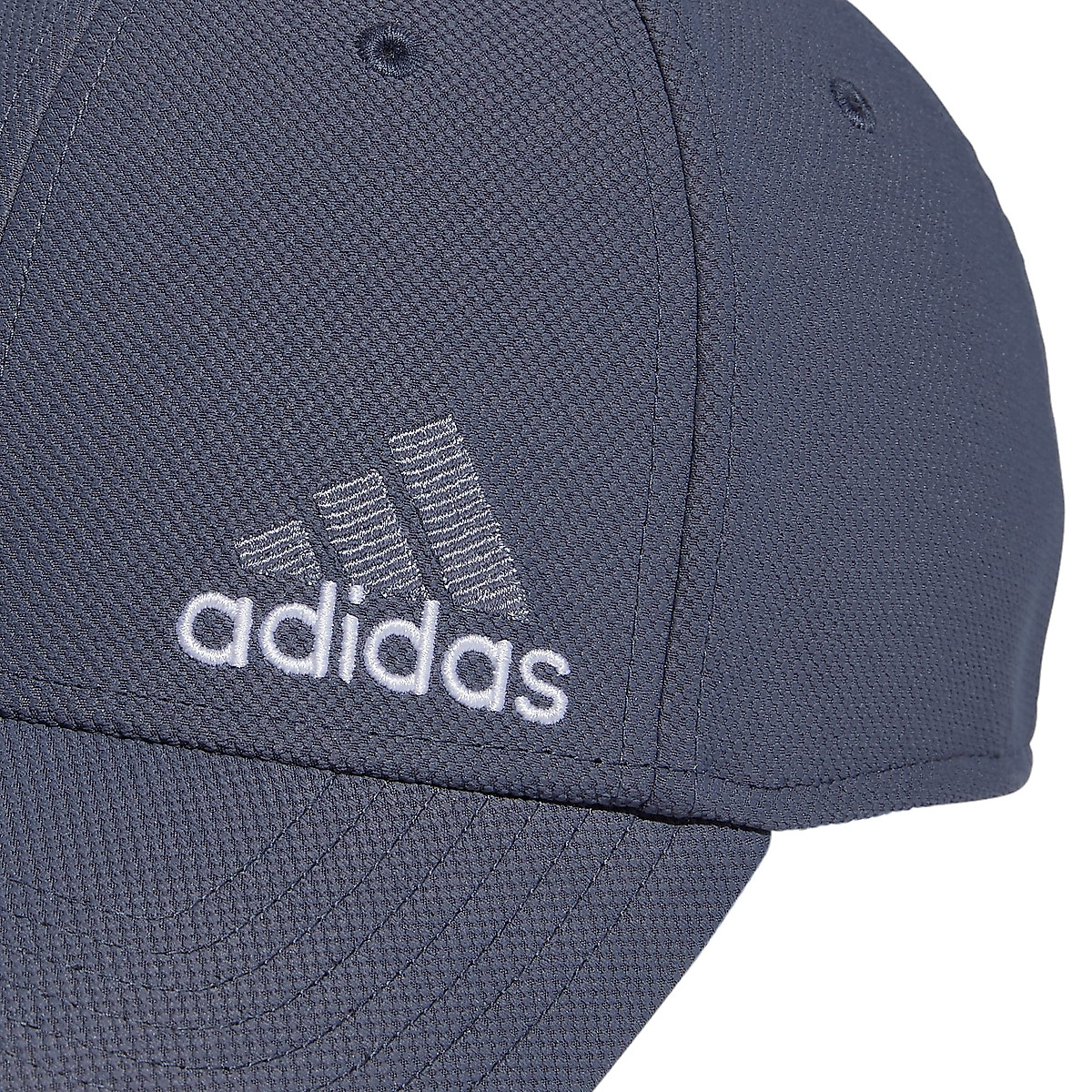 adidas Men's Release 3 Structured Stretch Fit Cap, Onix Grey/Light Onix Grey/White, Large-X-Large