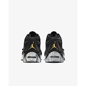 Nike Jordan Zion 2 Unisex Shoes, Black/Metallic Gold, 8 M US