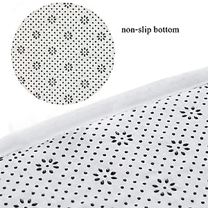 Modern Plaid Geometry Diamond Grey White Black Lattice Bathroom Rugs Non Slip Absorbent Bath Mat,Bath Rugs Soft Microfiber Memory Foam Bathroom Mat for Bathtub Shower 20x32Inch