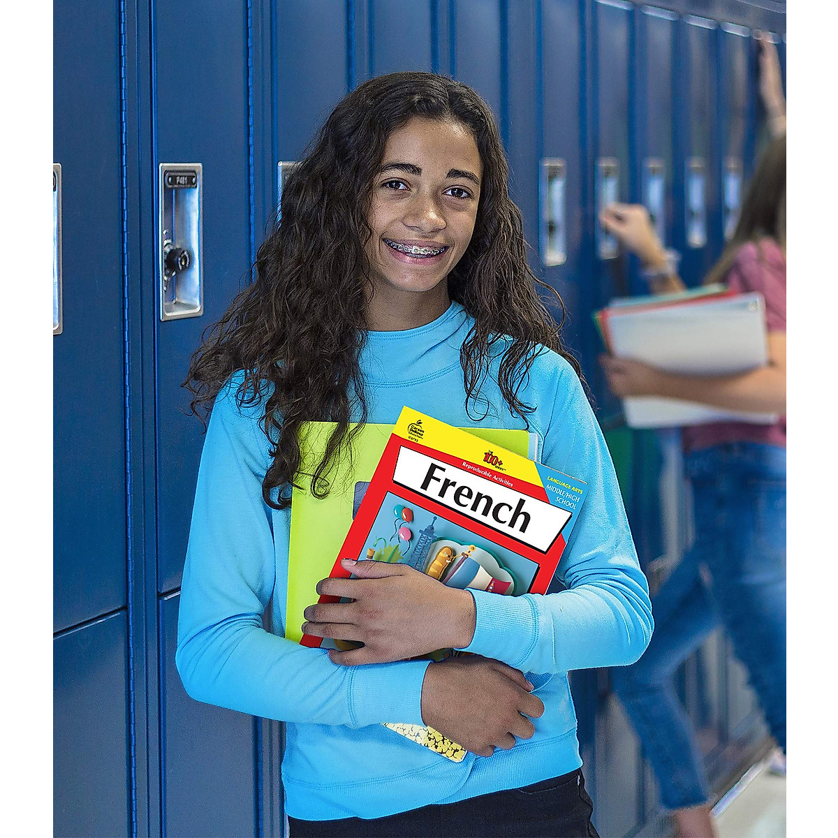 The 100+ Series: French Workbook, Grades 6-12 French Book Covering Alphabet Letters, Numbers, and Vocabulary, French Language Learning Reproducible Activities, Classroom or Homeschool Curriculum