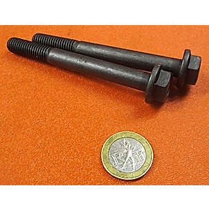 Class 10.9 Black Oxide Steel Flange Bolts M10 x 1.5 mm x 90 mm Long PT 10 pcs
